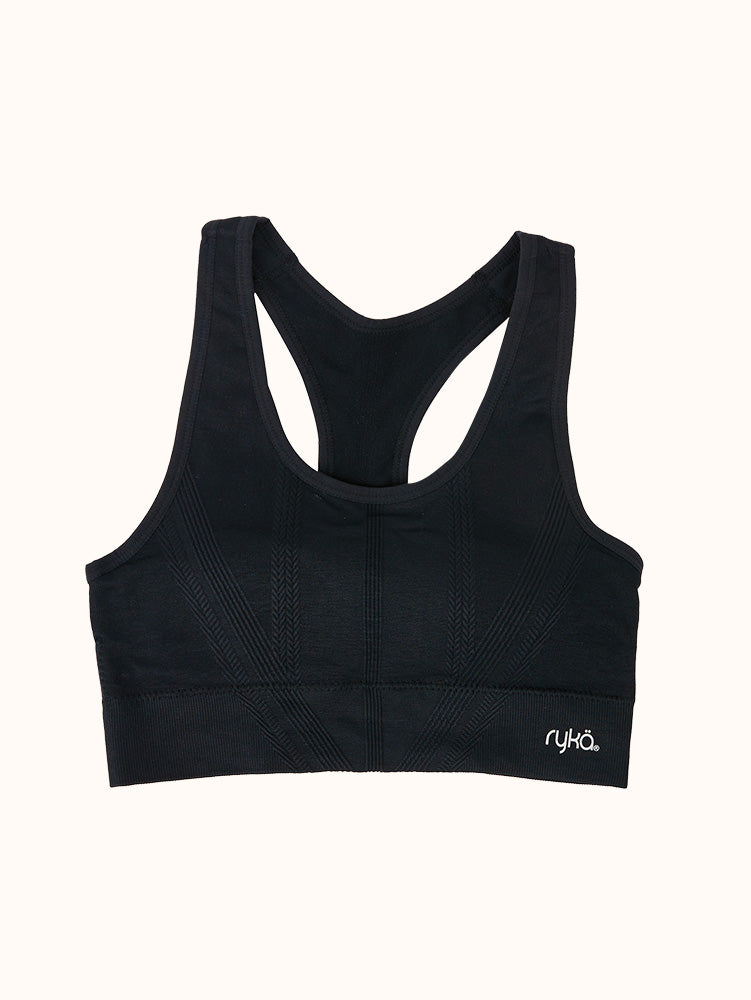 Seamless Mixed Texture Cables Knit Bra (2 Pack) | Within.™