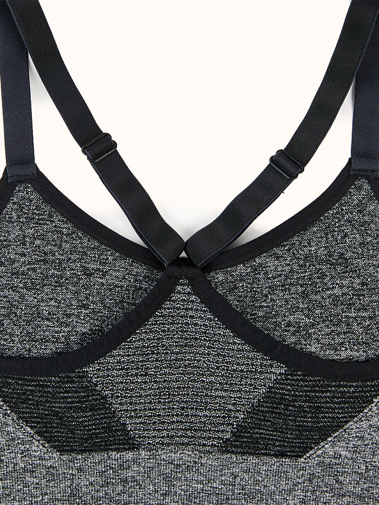 Solid Texture Cami Sports Bra | Within.™